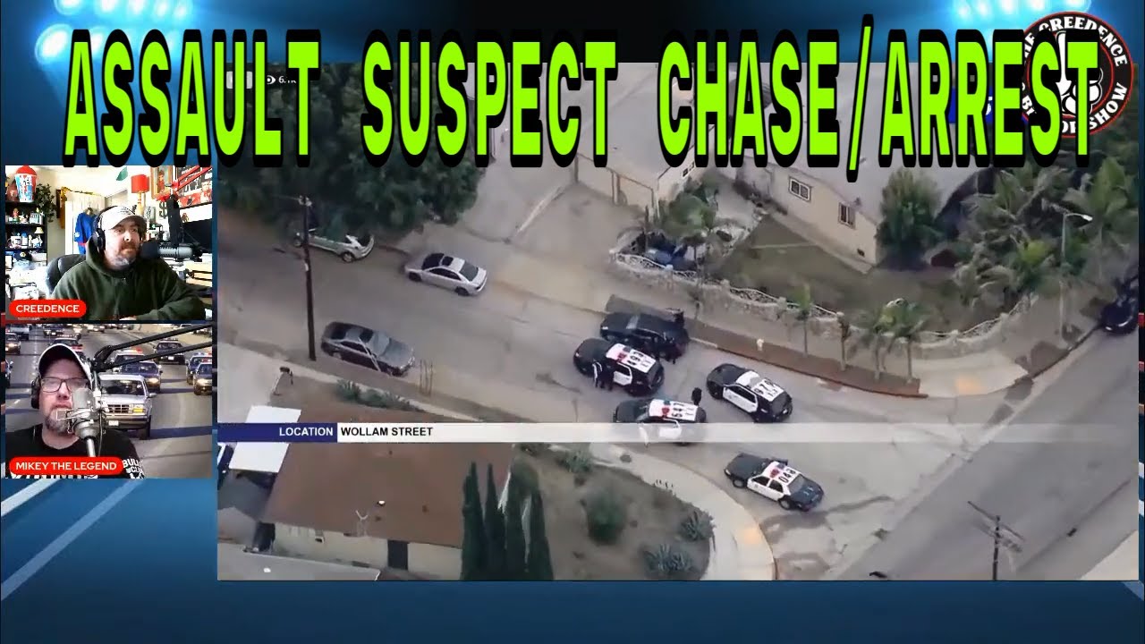 LIVE POLICE CHASE AND ARREST - YouTube