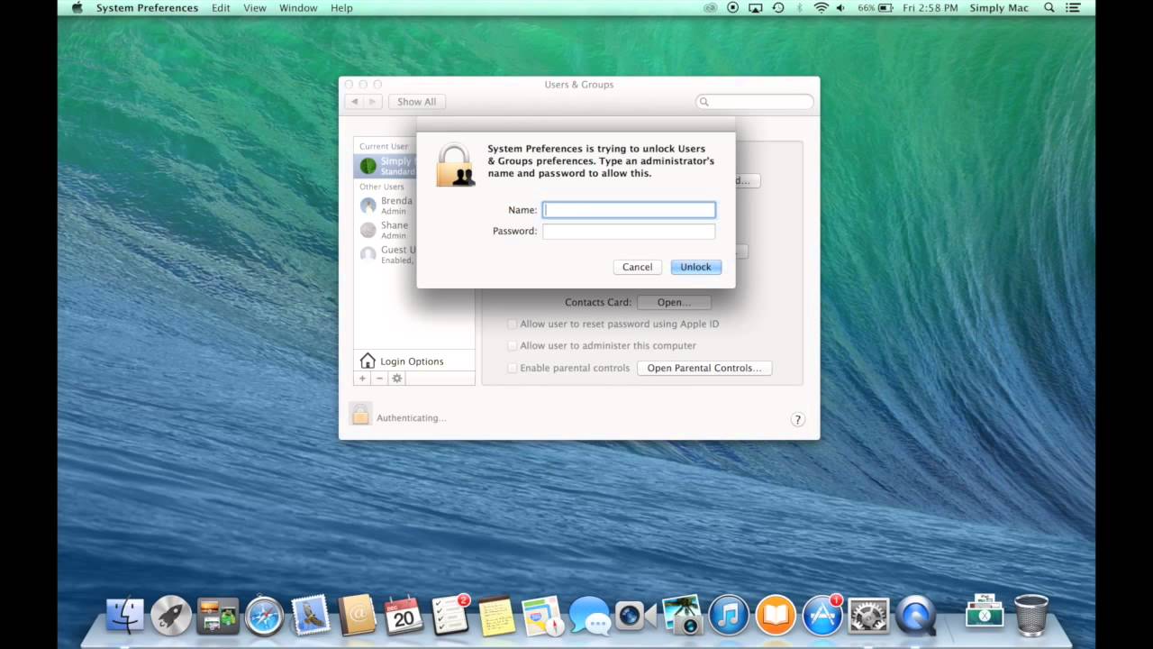 How to setup new user accounts on a Mac - YouTube