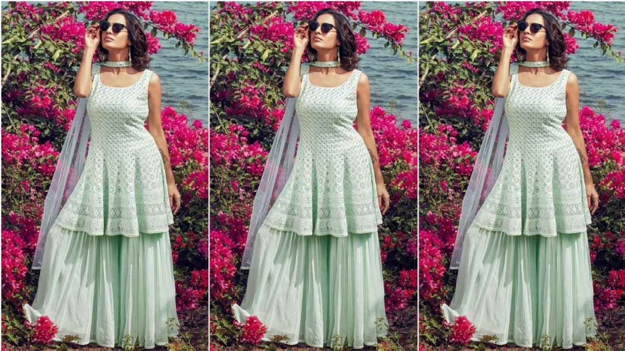 Latest Designer Plazo & Top Outfit Collection Ideas - 5 || FingerTips ...