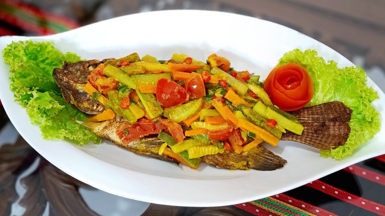 Ikan Nila Acar Kuning - YouTube