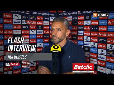 I Liga (#7) | Sporting 2-2 Arouca: Flash Interview Rui Borges