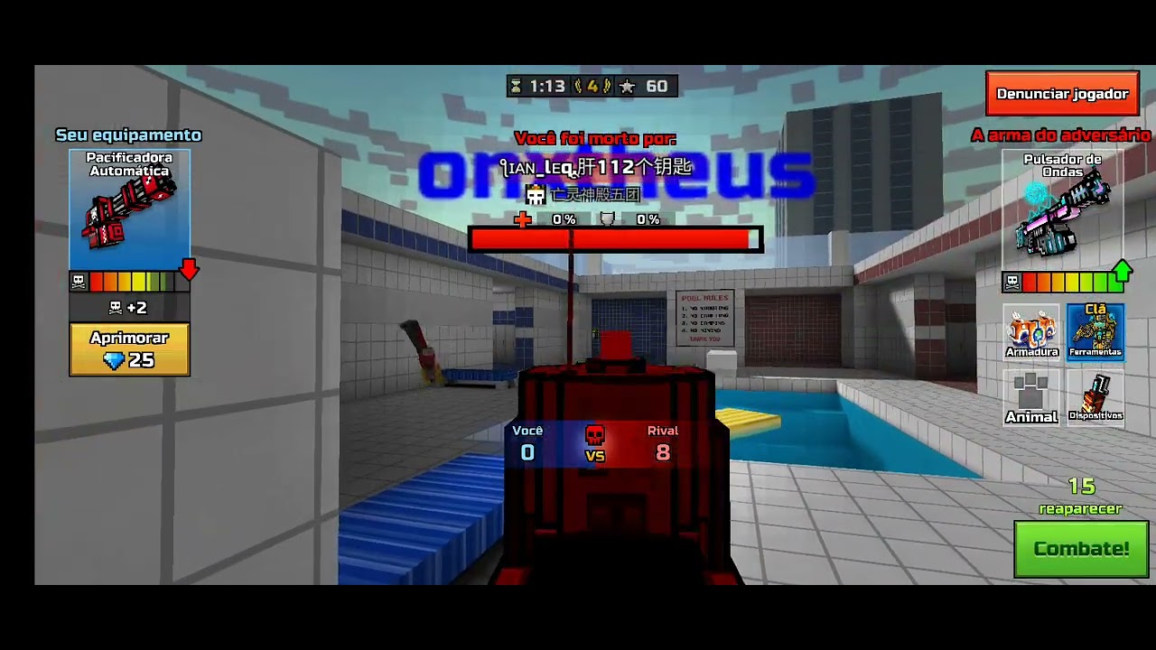 ( T2 | 05 ) pixel gun 3d : MAPA PISCINA CLÁSSICA - YouTube