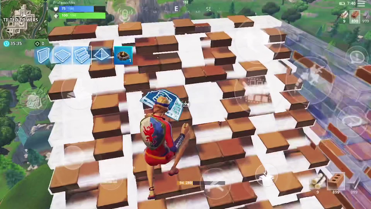 Pro Fortnite Mobile Builder // Best on Phone?!? // 1k + wins & Build ...