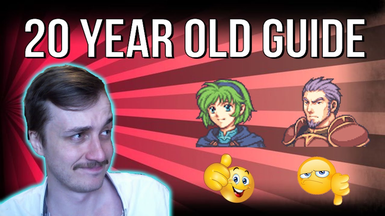 Reading a FE7 character guide from 2003 - YouTube