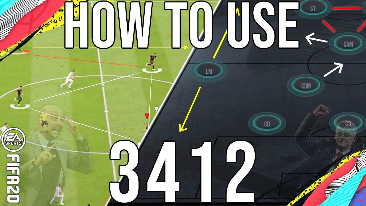 FIFA 20 - How to Use The 3412 Formation To Win More Games & Score More ...
