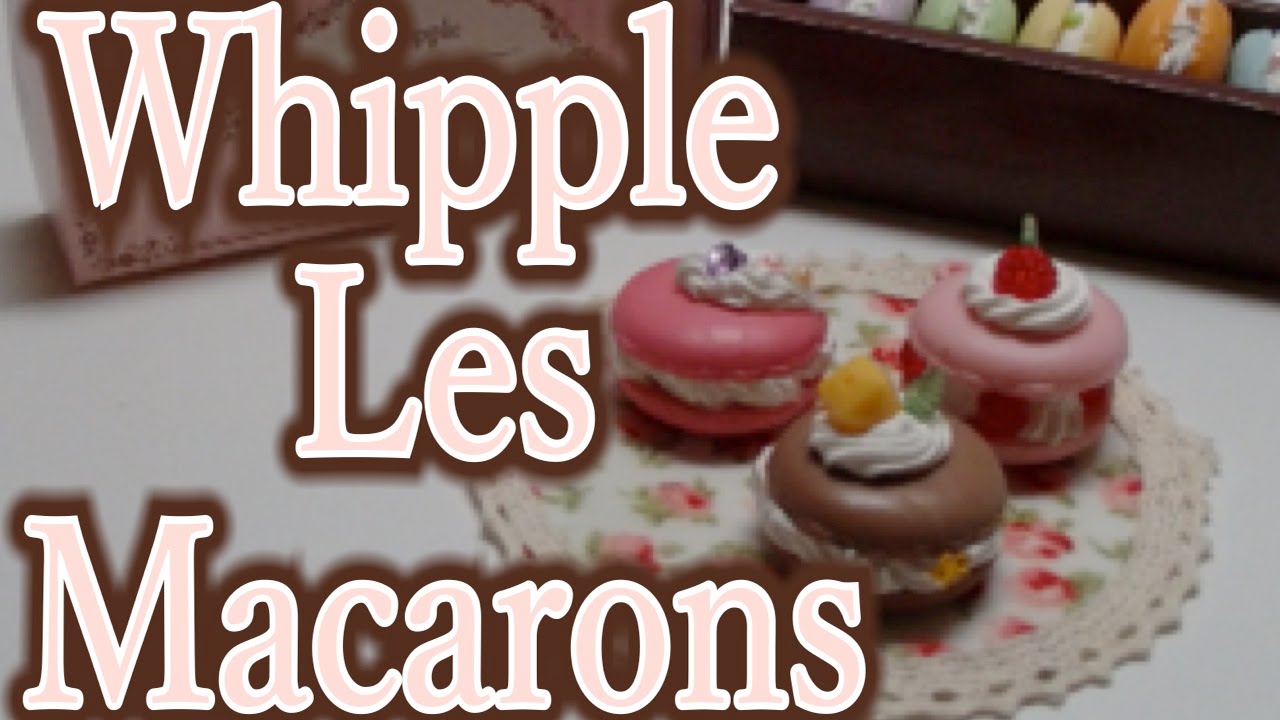 Whipple Deco Les Macaron Charms - YouTube