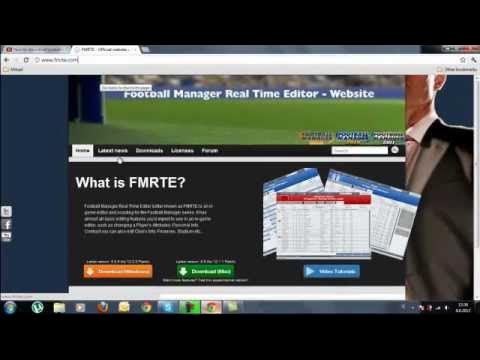 How to download FMRTE to hack football manager 2012. - YouTube
