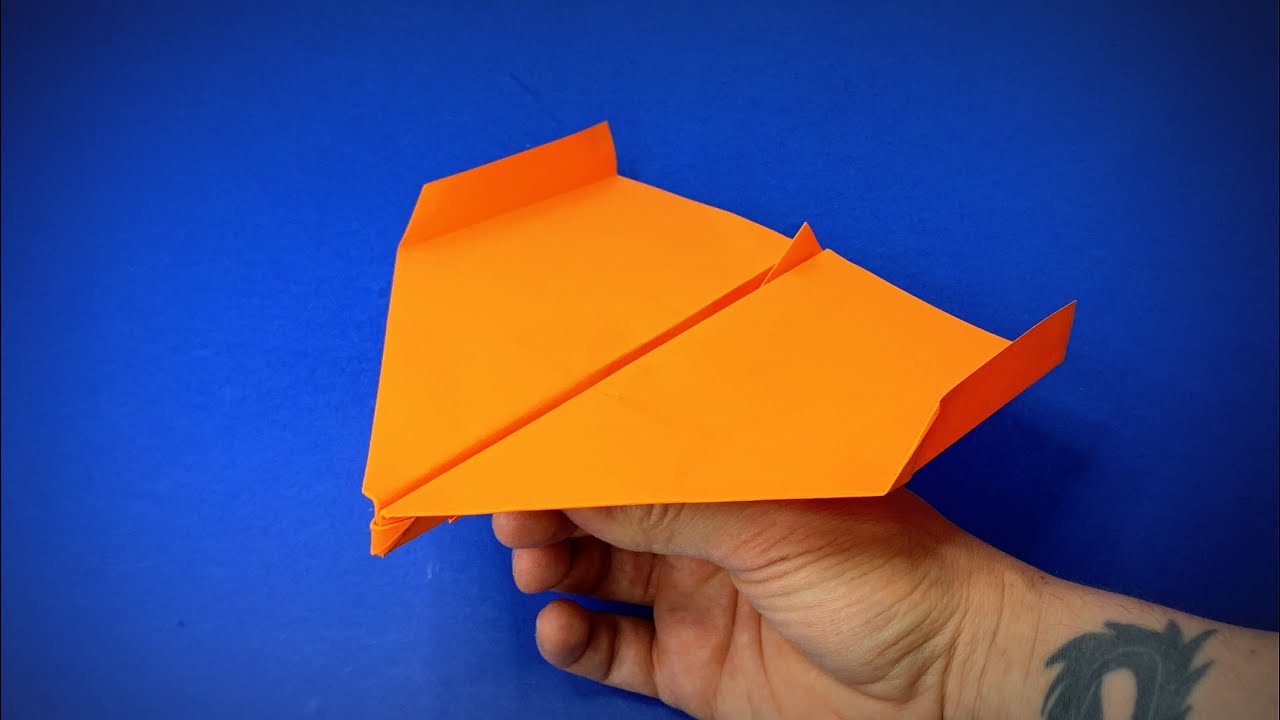 How to Make a Paper Airplane Glider | Origami Airplane | Origami Glider ...