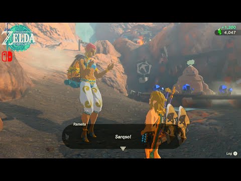 Legend of Zelda TOTK - Ramella Sold Item Higher Price! Diamond 5,500 Rupees! - Goron City