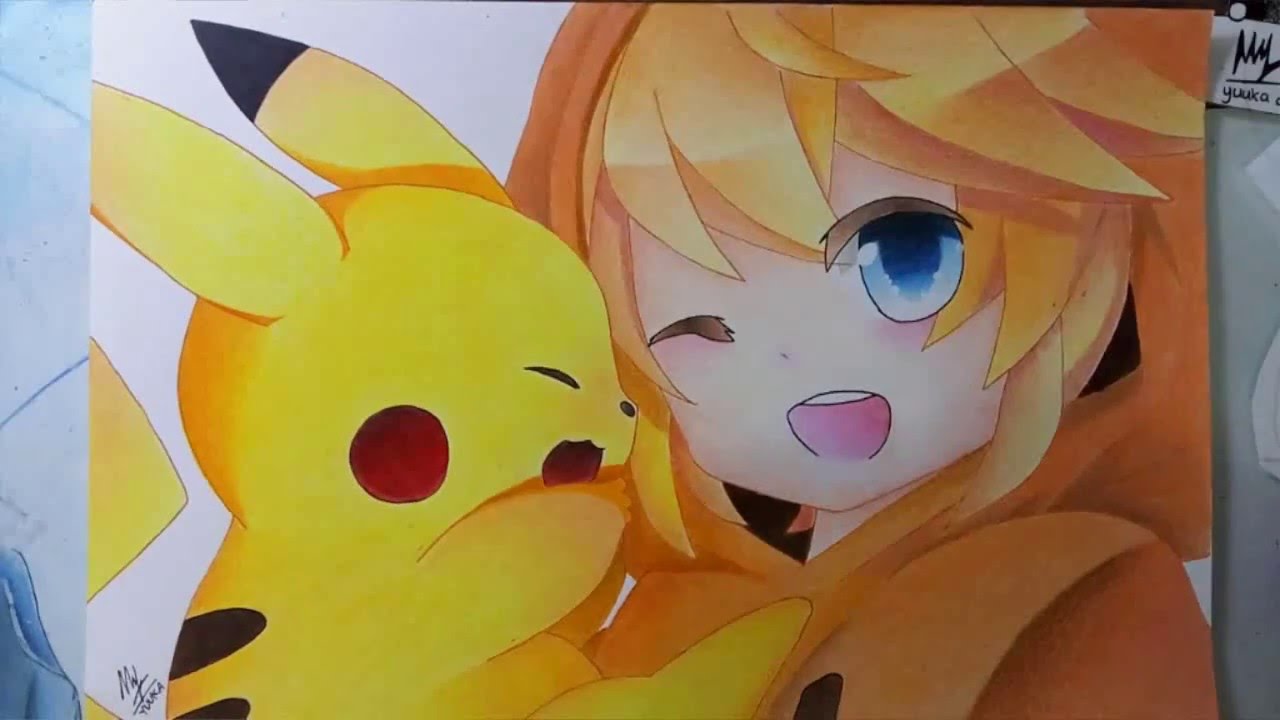 Len Kagamine Pikachu