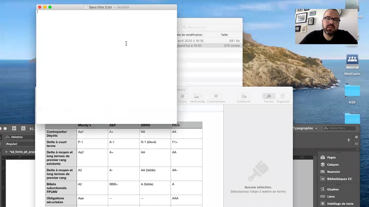 Les tableaux dans InDesign - YouTube