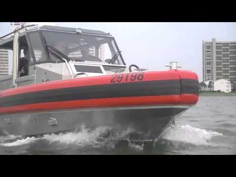 Coast Guard Station Sand Key Receives New Life Saving Boat - YouTube