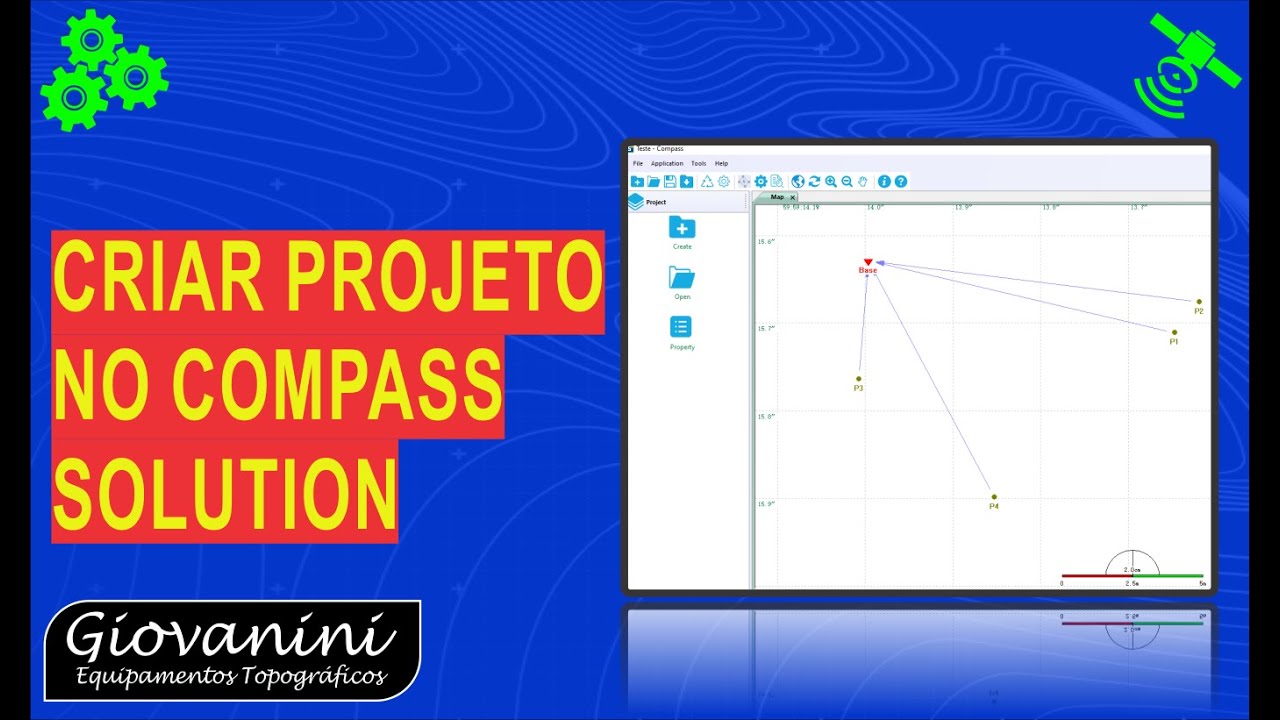 Aula 1 de 6 - Como Criar Um Projeto e Configurar o Datum no Compass Solution? - YouTube