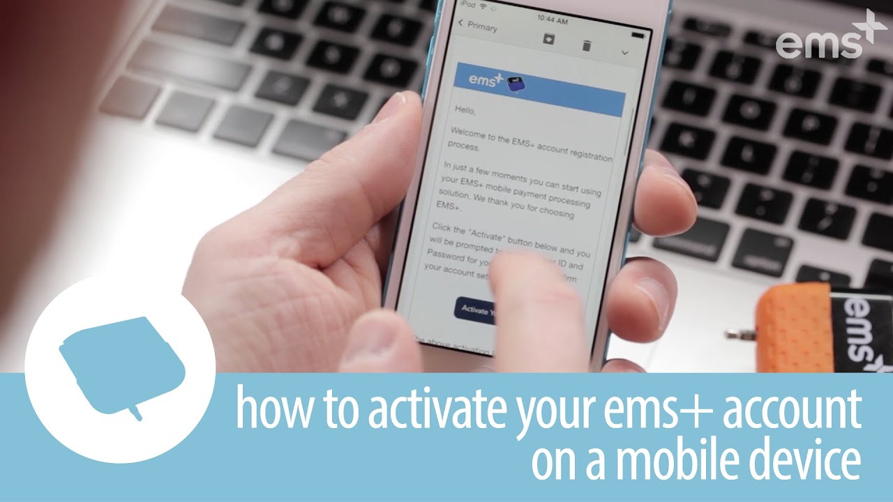 How to Activate Your EMS+ Account (on Mobile) - YouTube