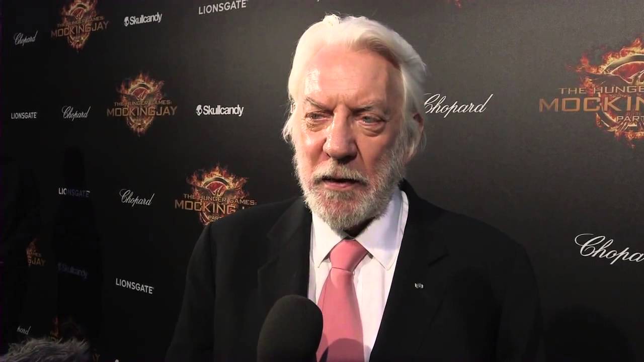 The Hunger Games Mockingjay Part 1 Donald Sutherland Cannes Premiere ...
