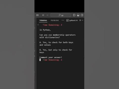 Python Quiz 43 #learningpython #pythonquiz - YouTube