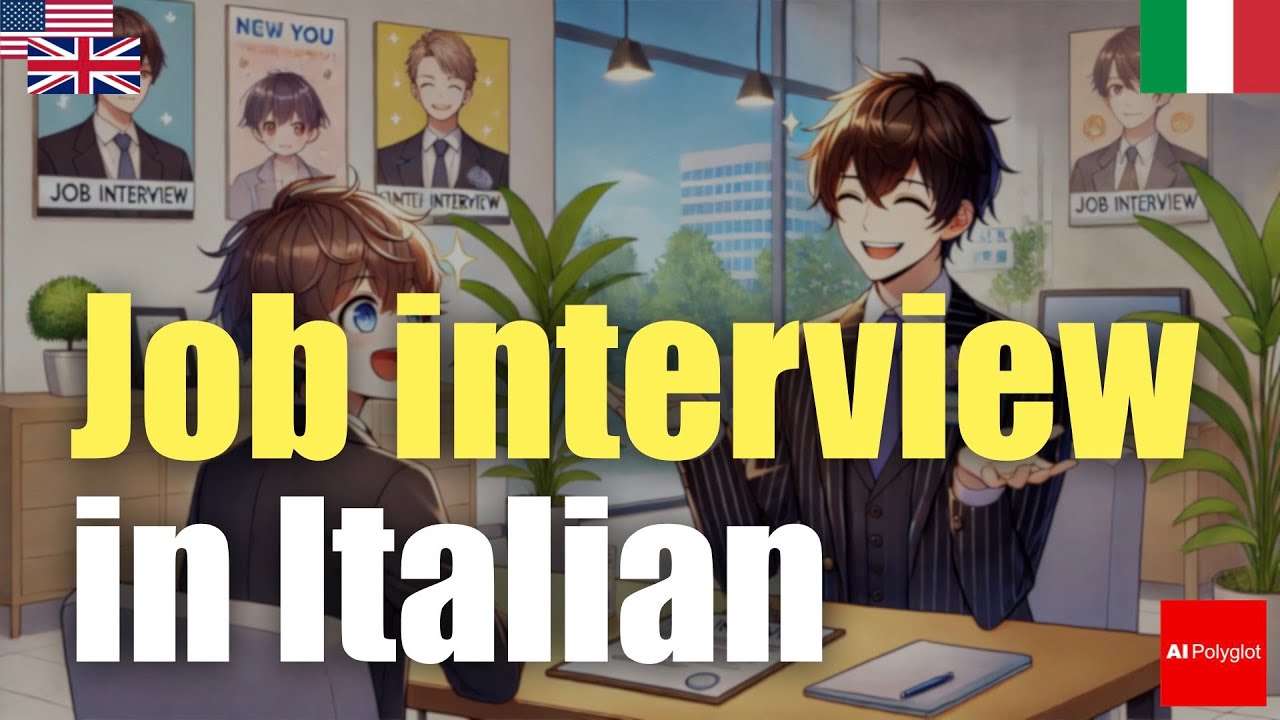 Job interview in Italian | Intensive learning | Perfect for Background ...