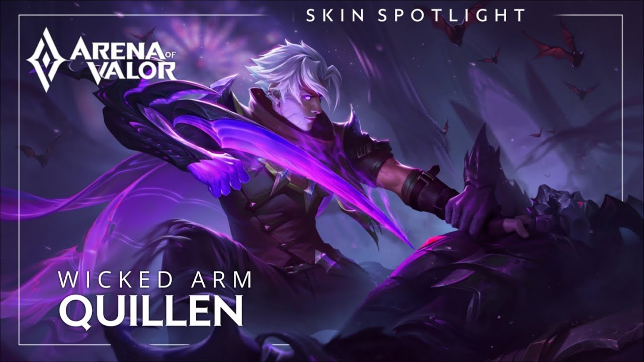 Skin Spotlight: Quillen — Wicked Arm | Arena of Valor | TiMi - YouTube