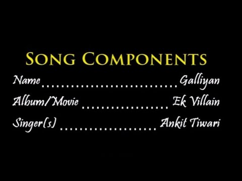 Galliyan Karaoke  With Lyrics | Ankit Tiwari Karaoke | Hindi Karaoke Songs