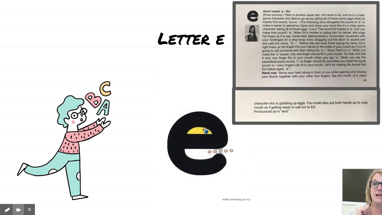 Lively Letters - short vowel-e-Ed - YouTube
