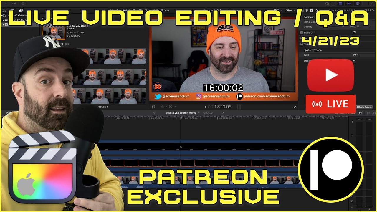 Patreon Exclusive - Live Edit / Q&A - YouTube
