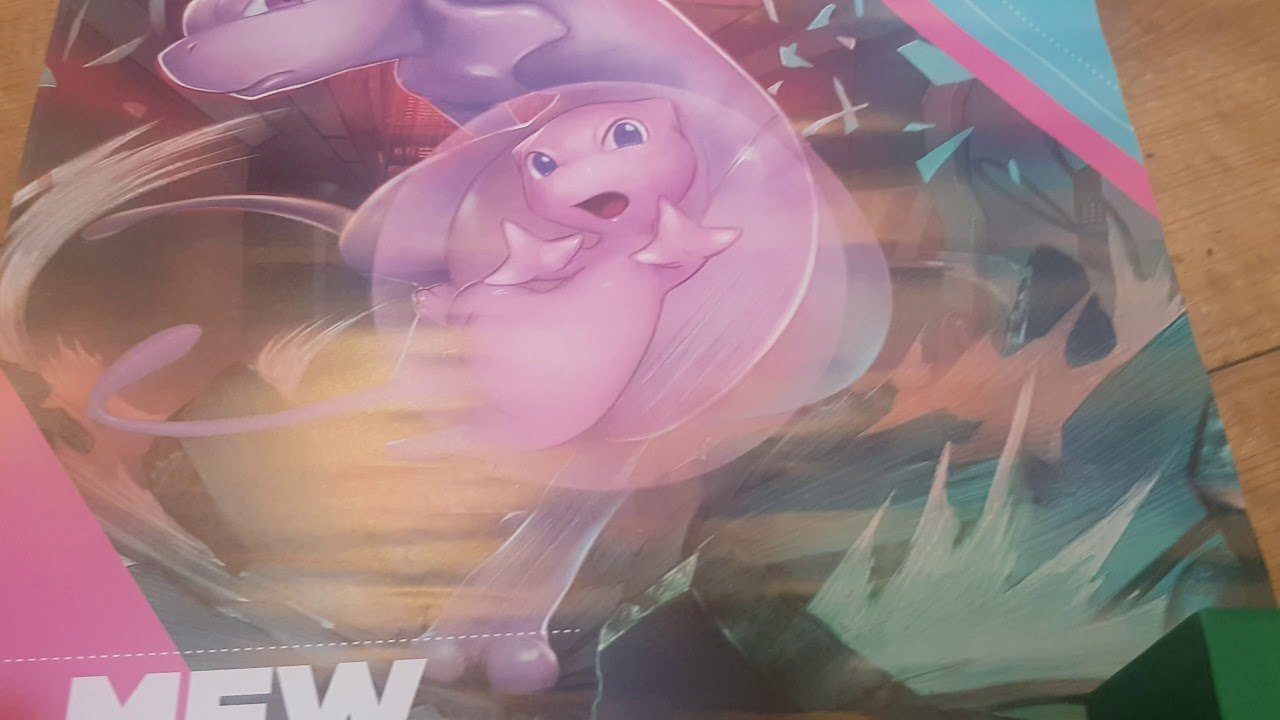 How to get a FREE Mew/Mewtwo Pokemon Poster - YouTube
