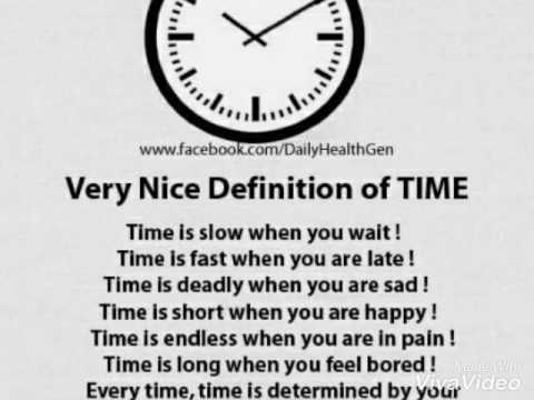 Definition of time - YouTube