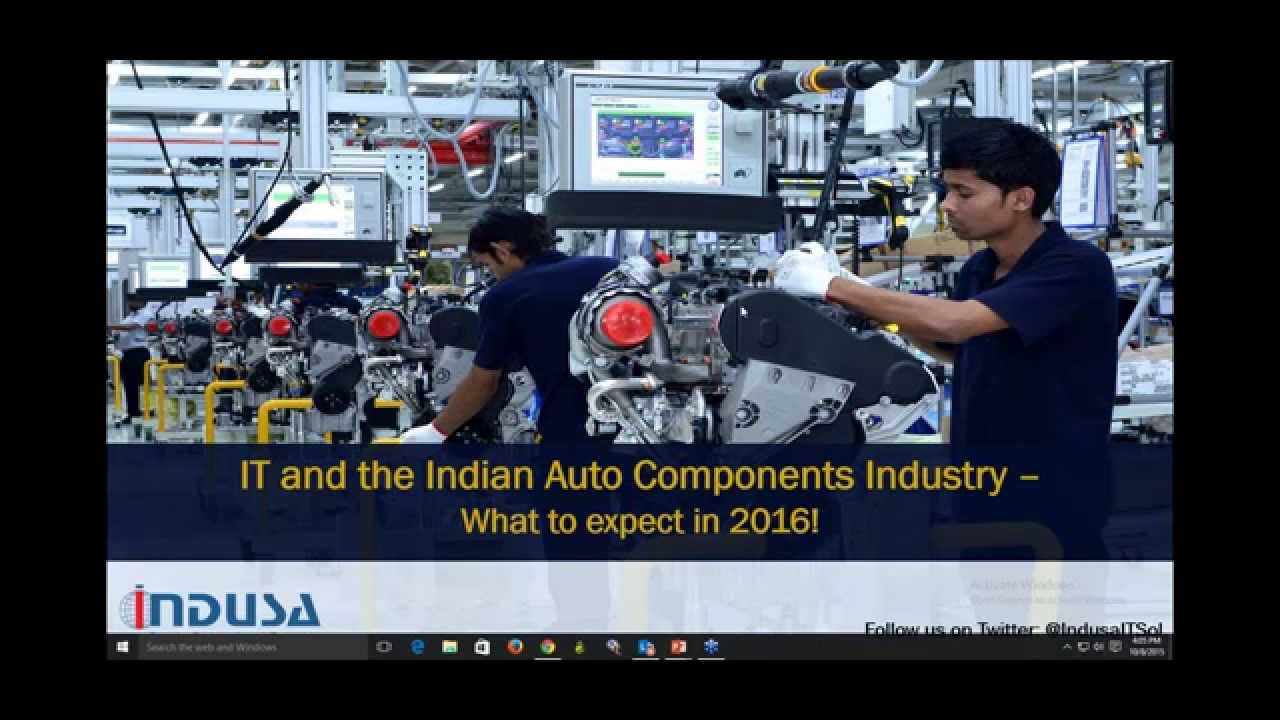 Webinar - Technology and the Indian Auto Components Industry - What to ...