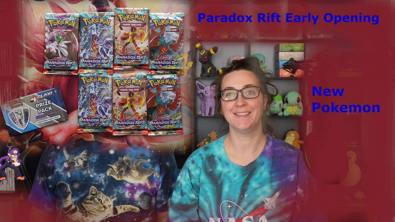 Pokemon Paradox Rift early opening - Prize Pack series 3 - Glittering ...