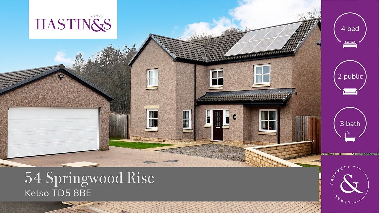 54 Springwood Rise, Kelso TD5 8BE - Video Tour - YouTube