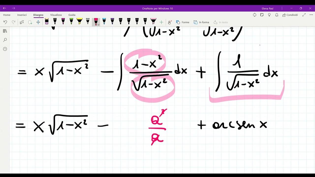 Integrale di rad(1-x^2) - YouTube