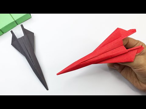 Kağıttan Jet Uçak Yapımı | Kağıttan Savaş Uçağı Yapımı | Origami Jet Uçak