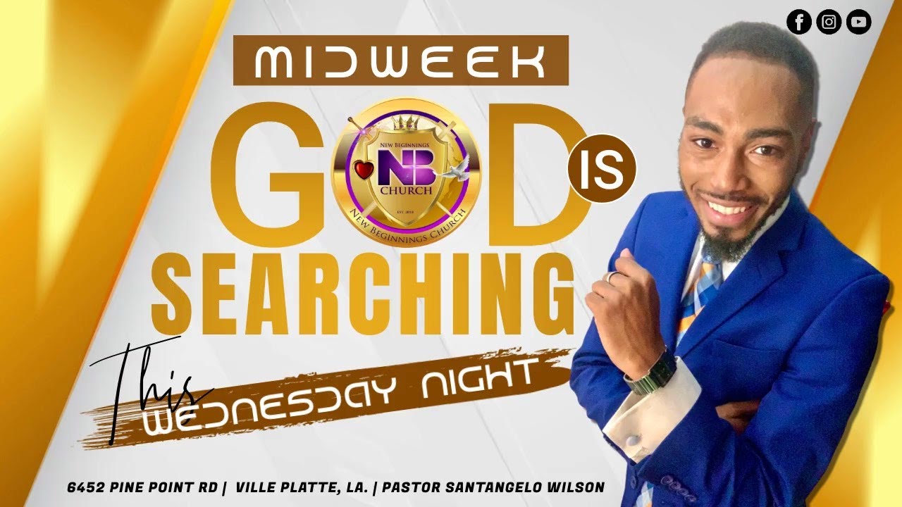 "GOD IS SEARCHING" PASTOR SANTANGELO WILSON - MDWK SERVICE LIVE IN ...