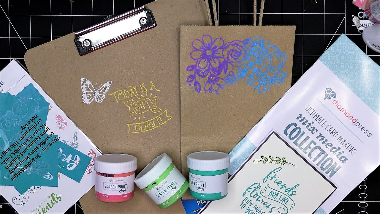 Diamond Press Ultimate Card Making Mixed Media Collection: Screen ...