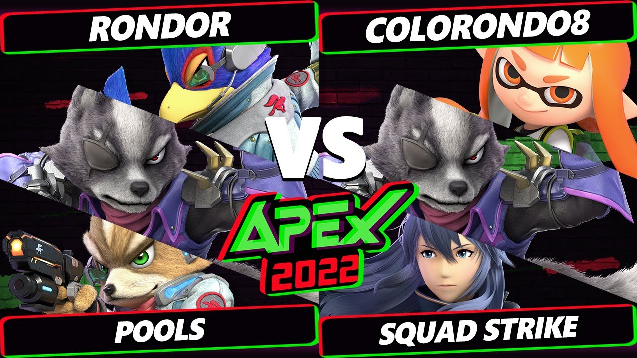 Apex 2022 - Rondor Vs. Colorondo8 - SSBU Ultimate Tournament - YouTube