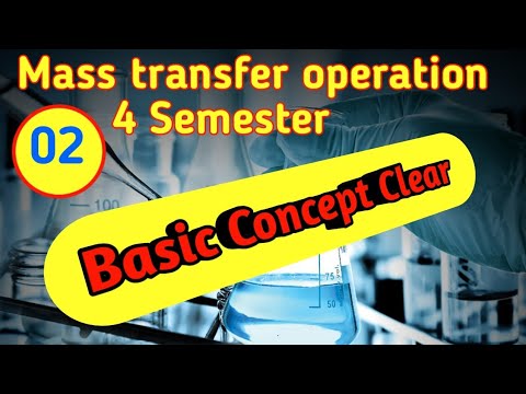 mass transfer operation ।। lecture -1 ।। chemical and petrochemical ...