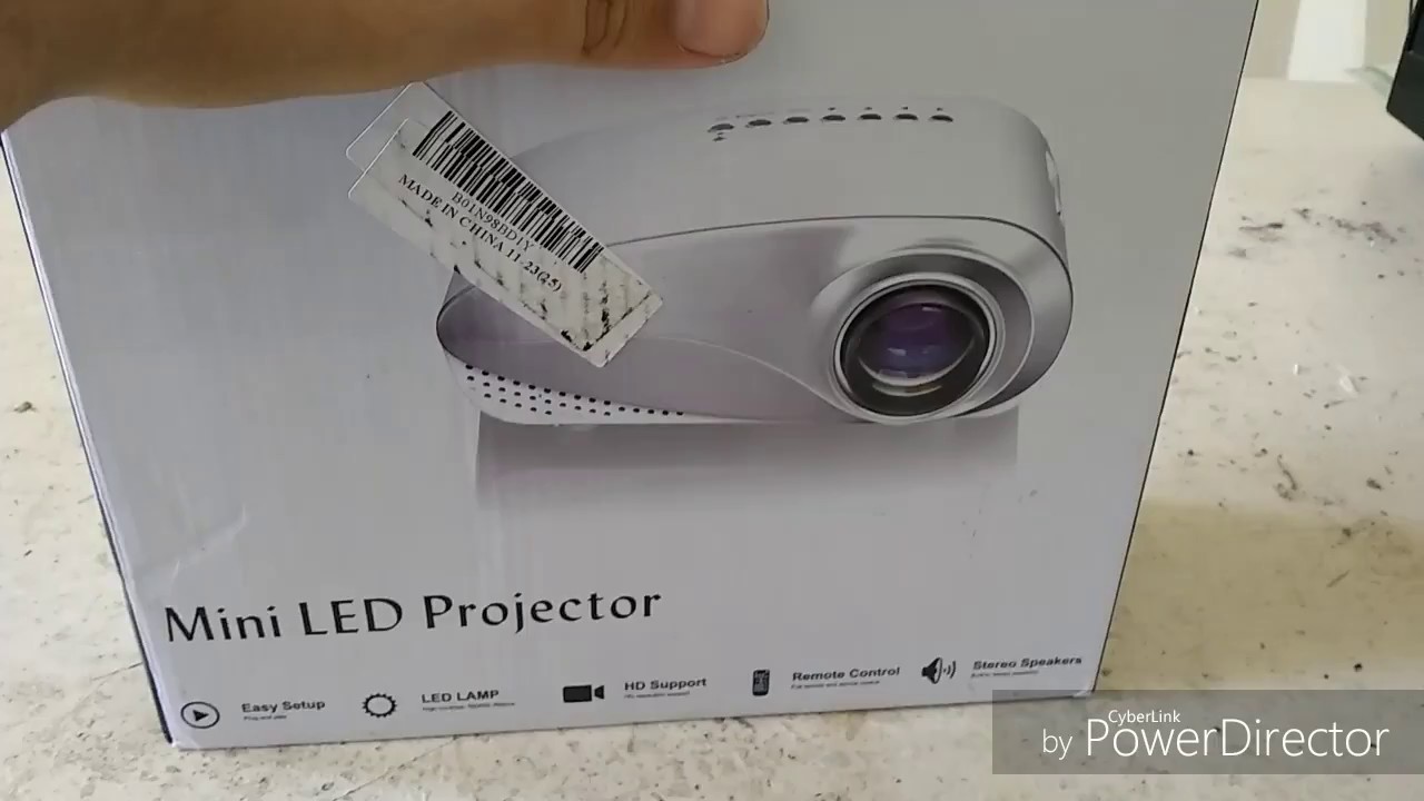 Mini LED Projector Unboxing - YouTube