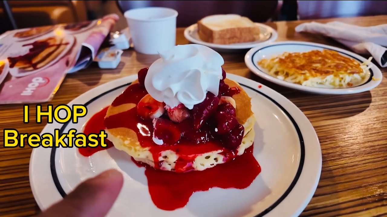 I HOP BREAKFAST AFTER LONG TIME..VERY DELICIOUS NASHTA.. - YouTube