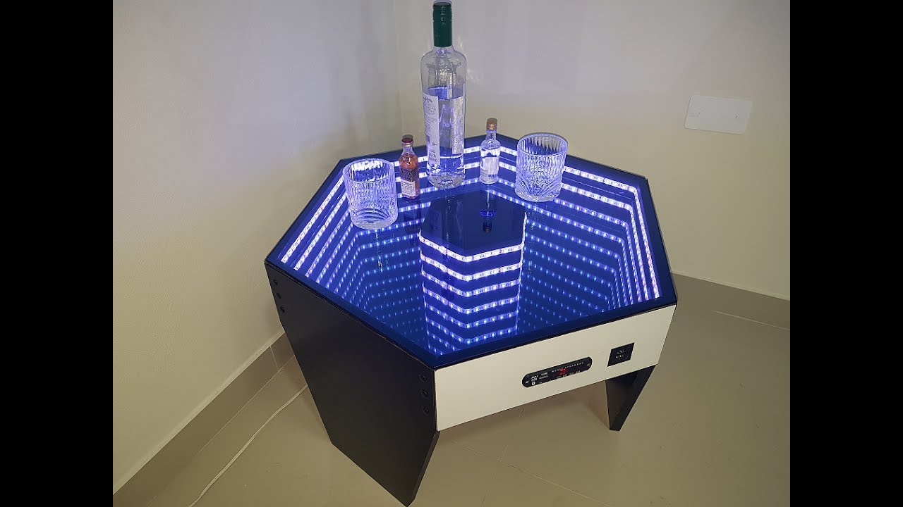 Mesa de Led - MesaGonal con Audio vía bluetooth - V02-P - YouTube