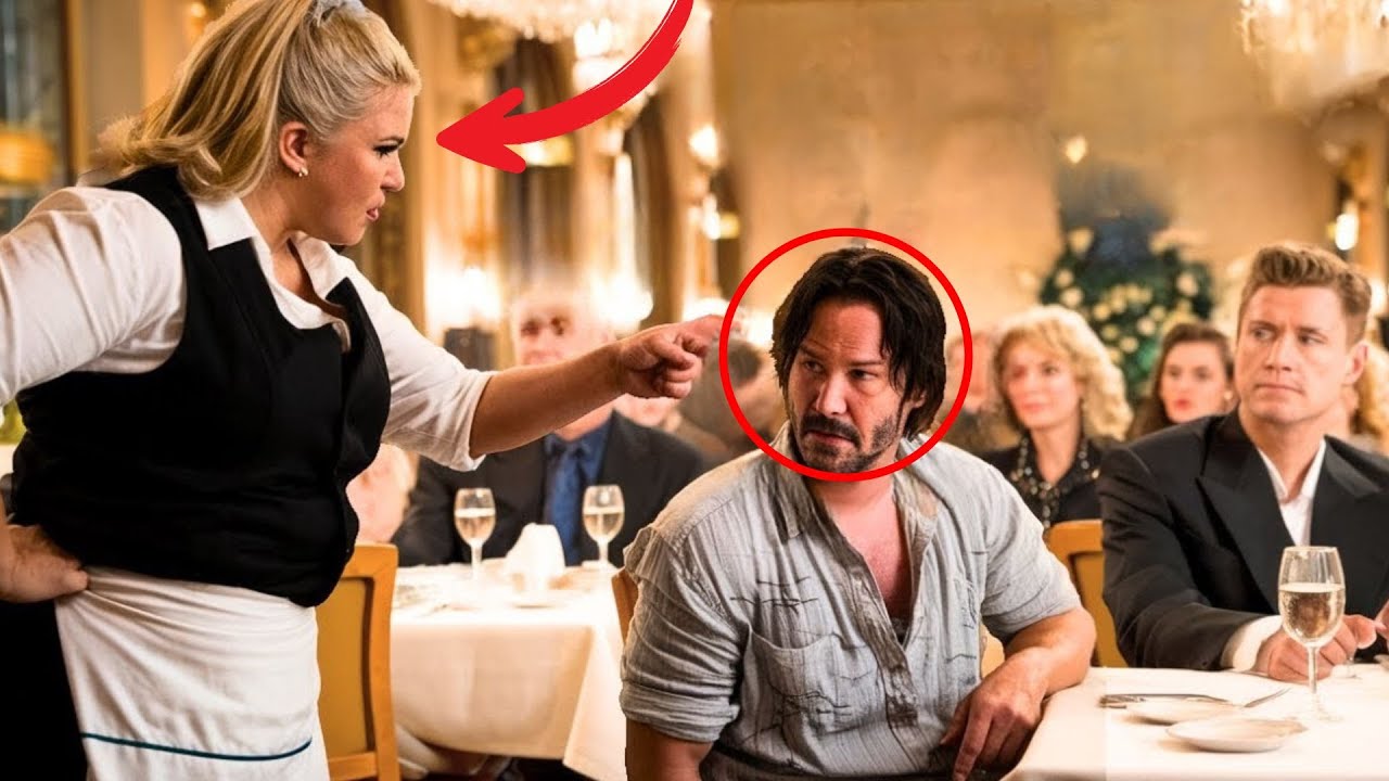 Waitress Humiliates KEANU REEVES at Glitzy Restaurant Without Knowing ...