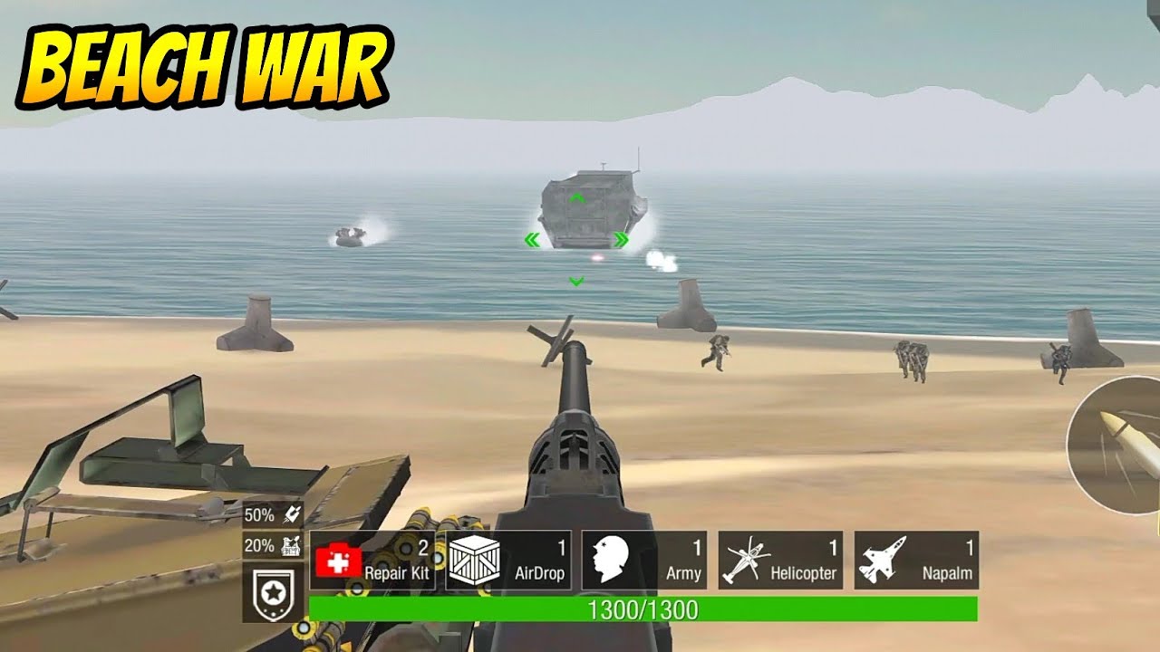 Beach War Game Play -Icon Game Play - YouTube