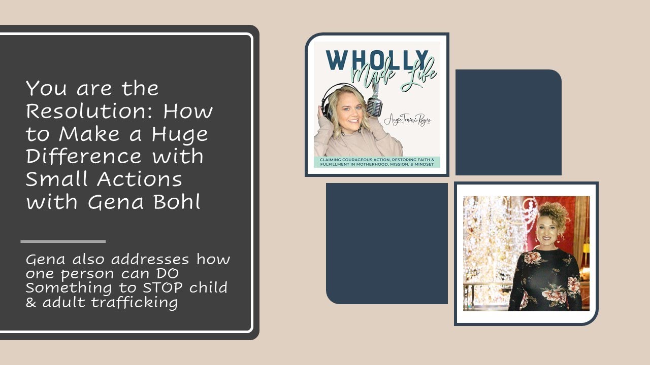 How to Make a HUGE Impact with Small Actions with Gena Bohl: Small ...