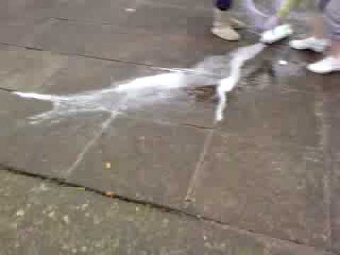 mentos and lemonade explosion - YouTube