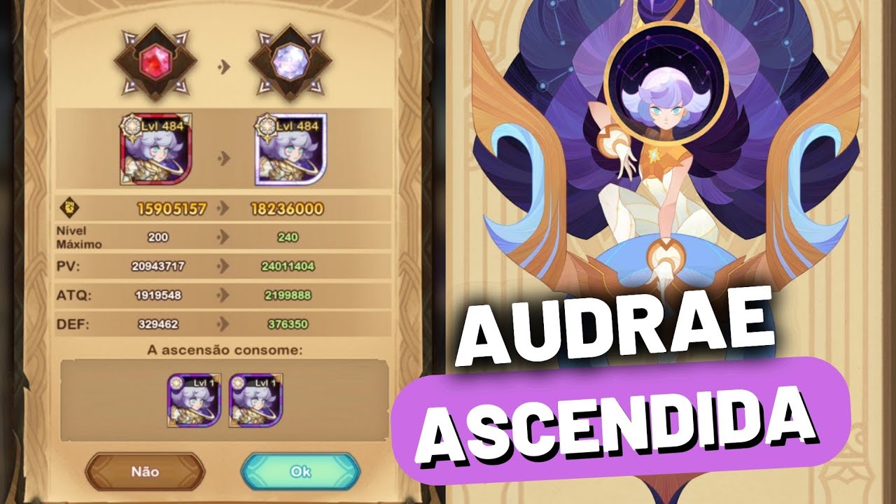 AUDRAE FINALMENTE ASCENDIDA - AFK ARENA - YouTube
