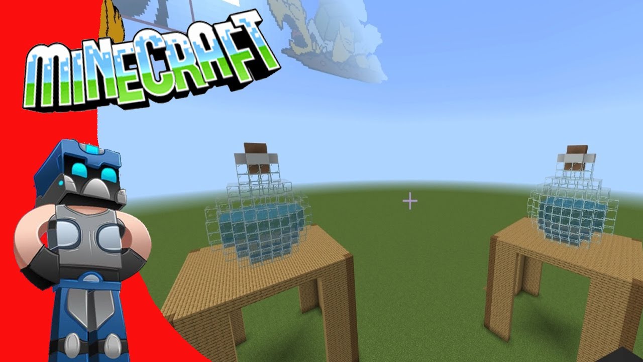 Minecraft Tutorial Botella 3D - Como hacer una botella en Minecraft ...