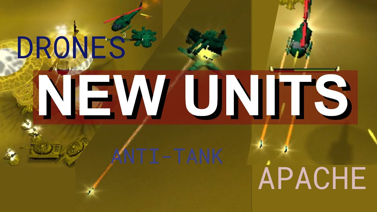 New Units Introduction | Army men RTS mods - YouTube