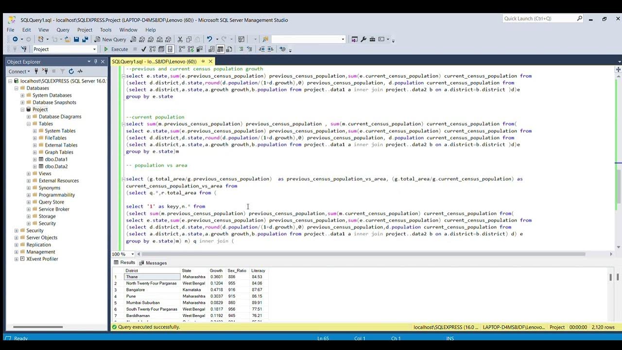 Portfolio SQL project - YouTube