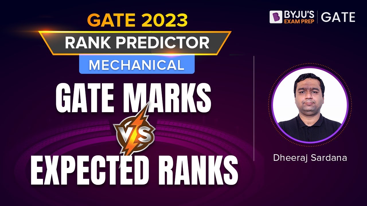 GATE 2023 Mechanical Engineering (ME) | GATE Marks Vs Expected GATE ...