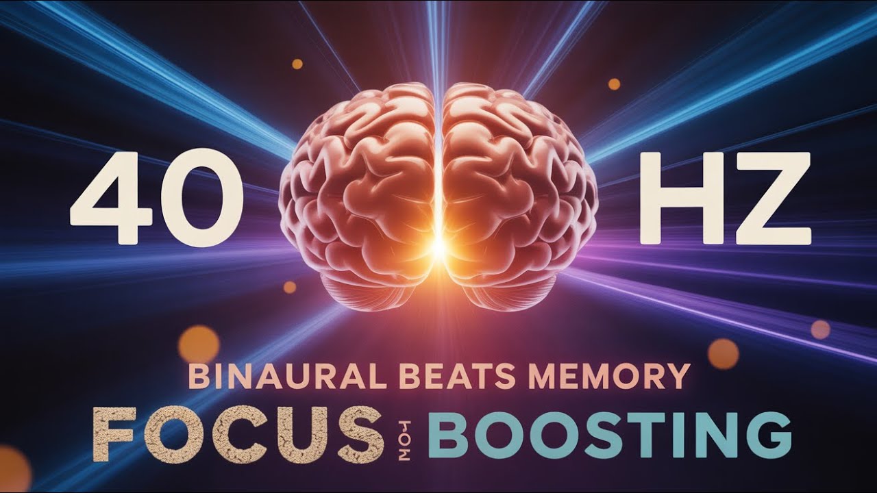Intense Focus with 40 Hz Binaural Beats for Memory Boosting - YouTube