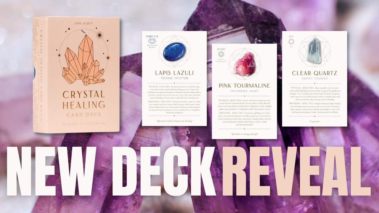 CRYSTAL HEALING CARD DECK WALKTHROUGH - YouTube